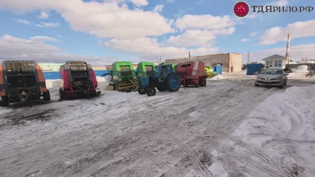 Проверка и прокрутка пресс-подборщика Feraboli Sprinter 165