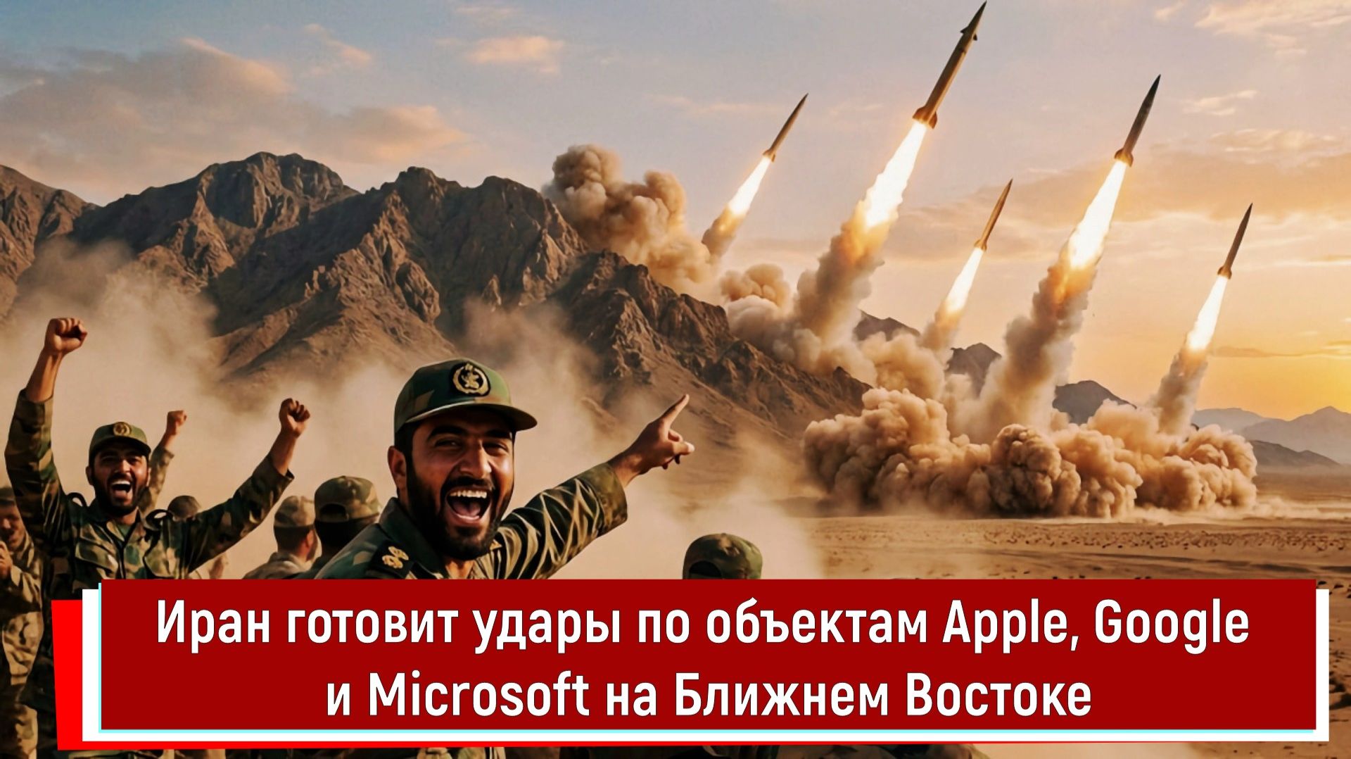 Иран готовит удары по объектам Apple, Google и Microsoft на Ближнем Востоке