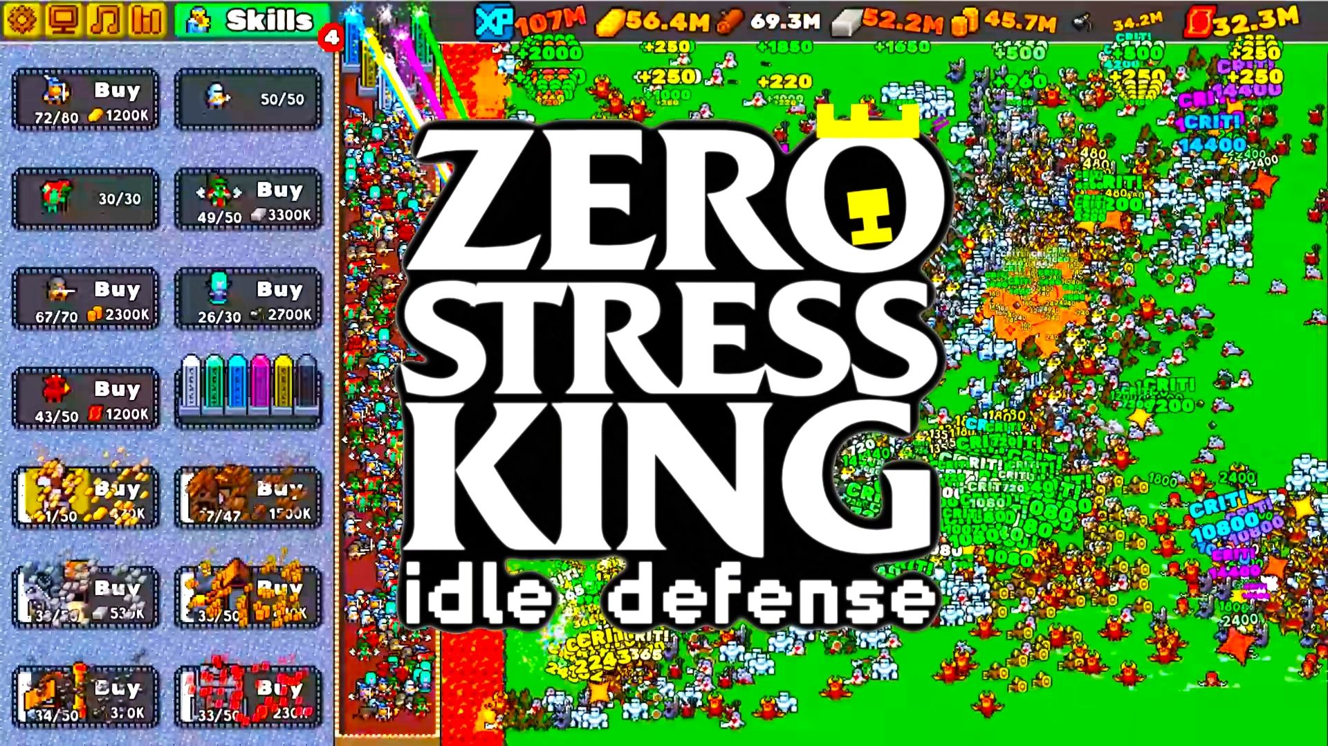 ФИНАЛЬНАЯ БИТВА - ИНКРЕМИНТАЛОЧКА | Zero Stress King: Idle Defense #3