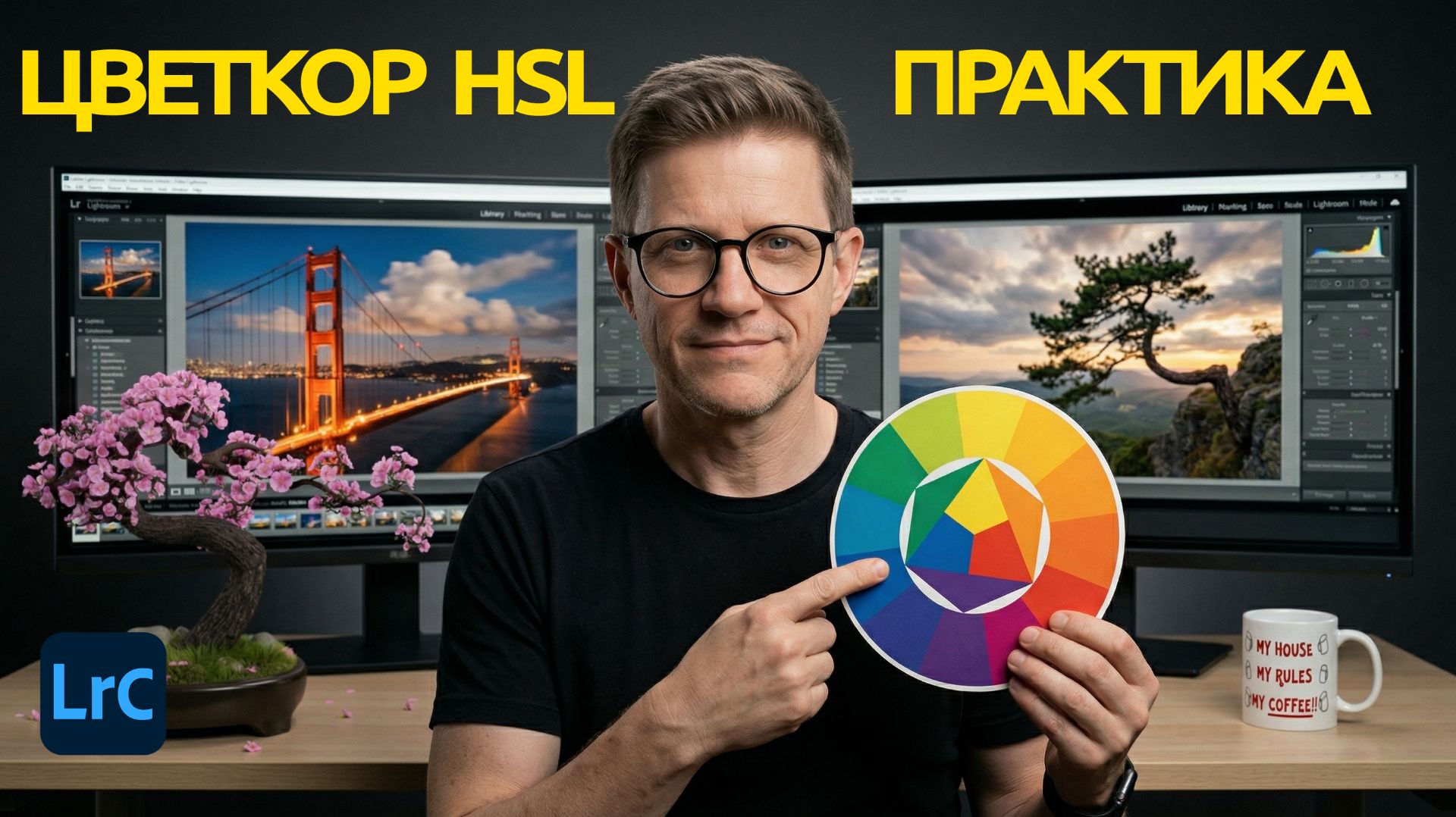 ПОШАГОВАЯ Цветокоррекция в HSL Lightroom