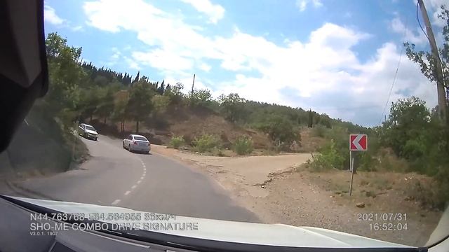 На машине в Крым ч.8 дорога Судак-Ялта.