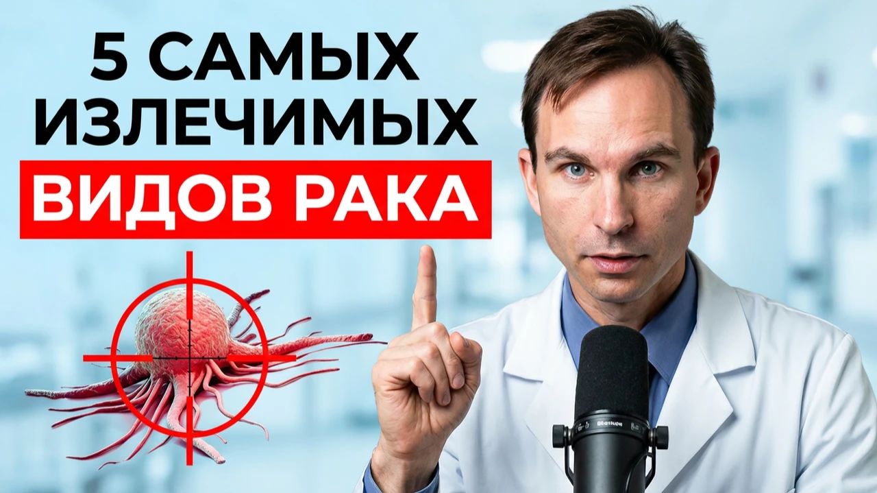 5 САМЫХ ИЗЛЕЧИМЫХ ВИДОВ РАКА. Почему даже при 99 % выживаемости рецидив рака неизбежен?