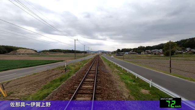 Япон жд каб #13 - Рельсовый автобус Камеяма - Камо, линия Кансай Киха