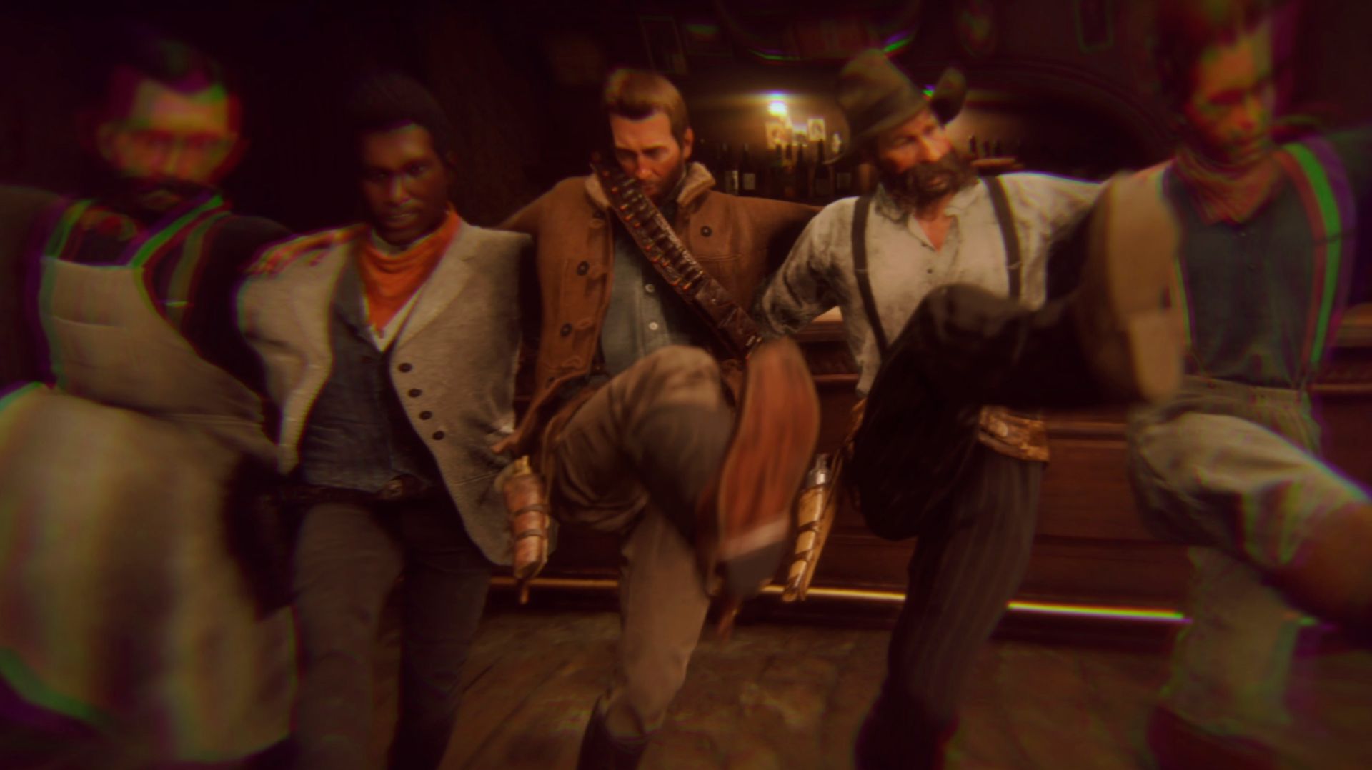 Red Dead Redemption 2 - серия 13 - Выпиваем с Ленни