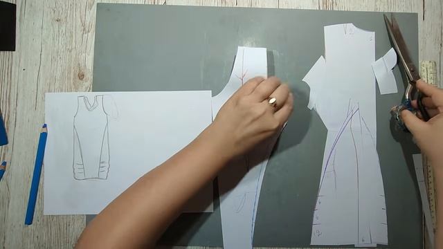 Моделирование. Универсальное платье. Выкройка № 2008.