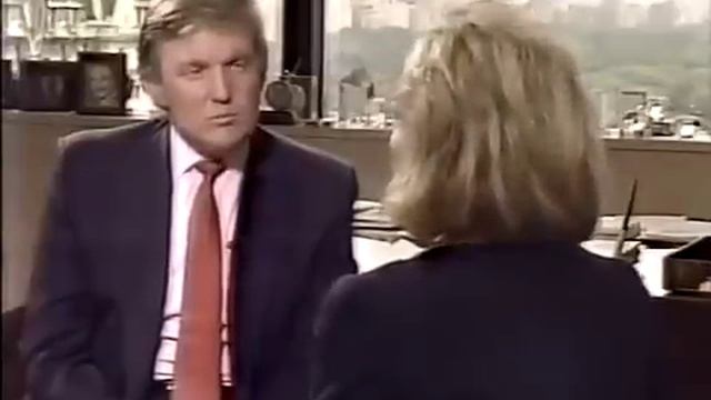 Интервью Барбара Уолтерс берет интервью у Дональда Трампа на канале ABC 17 августа 1990 года