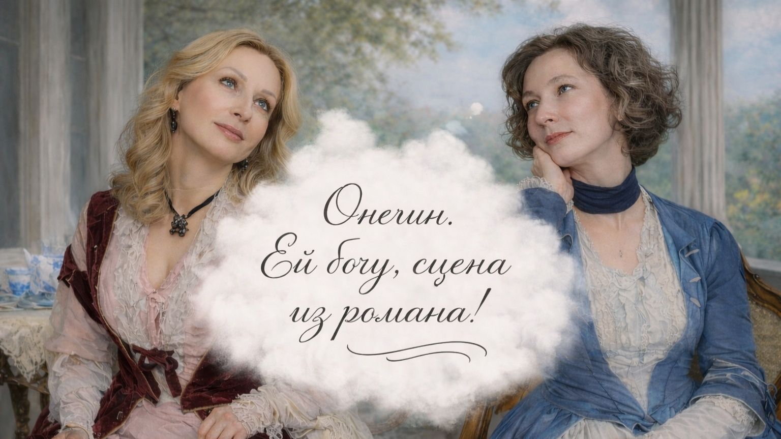 Онегин. Ей богу, сцена из романа!