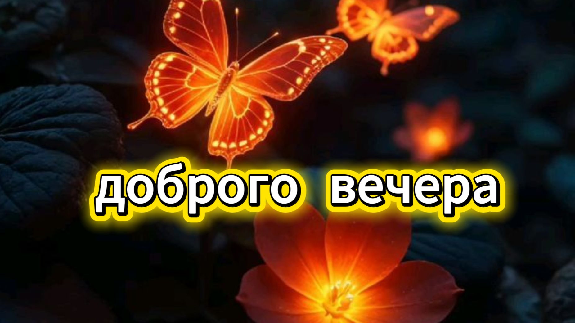 Пожелания доброго вечера! Музыкальная открытка 💫
