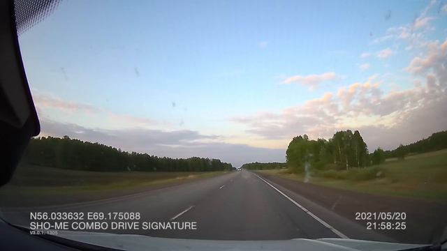 На машине из Башкирии в Новосибирск . День первый ч.13 Дорога Бердюжье-Ишим
