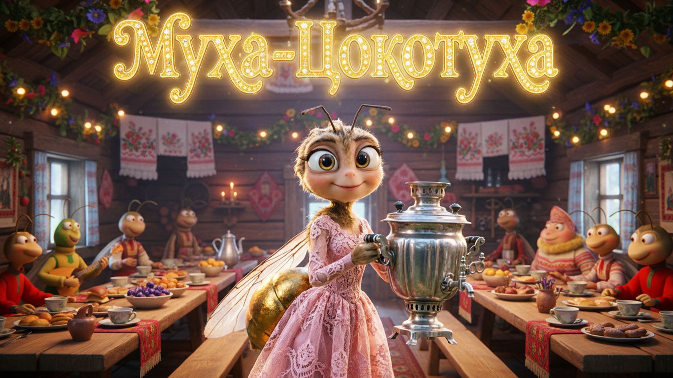 "Муха-Цокотуха". Читает К.И. Чуковский© Авторская работа.