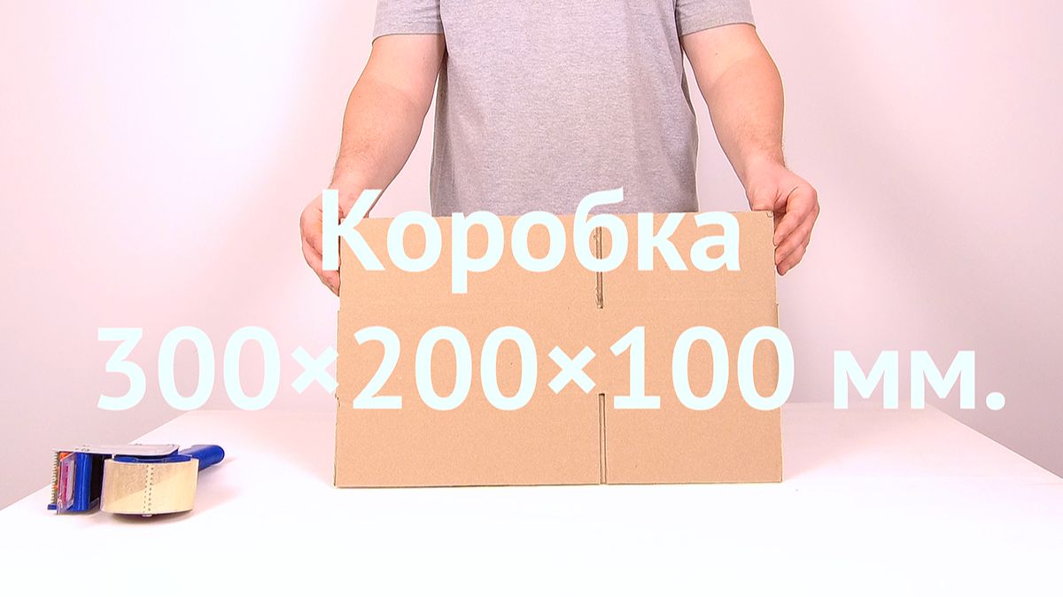 Коробка 300×200×100 Т-22 B бурый