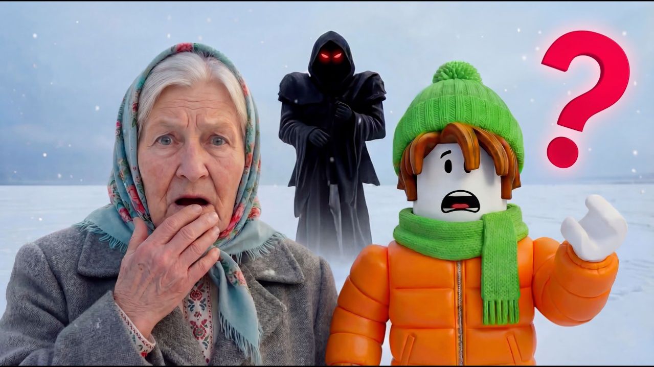 РОБЛОКС и БАБУШКА! Тайный гость в деревне.