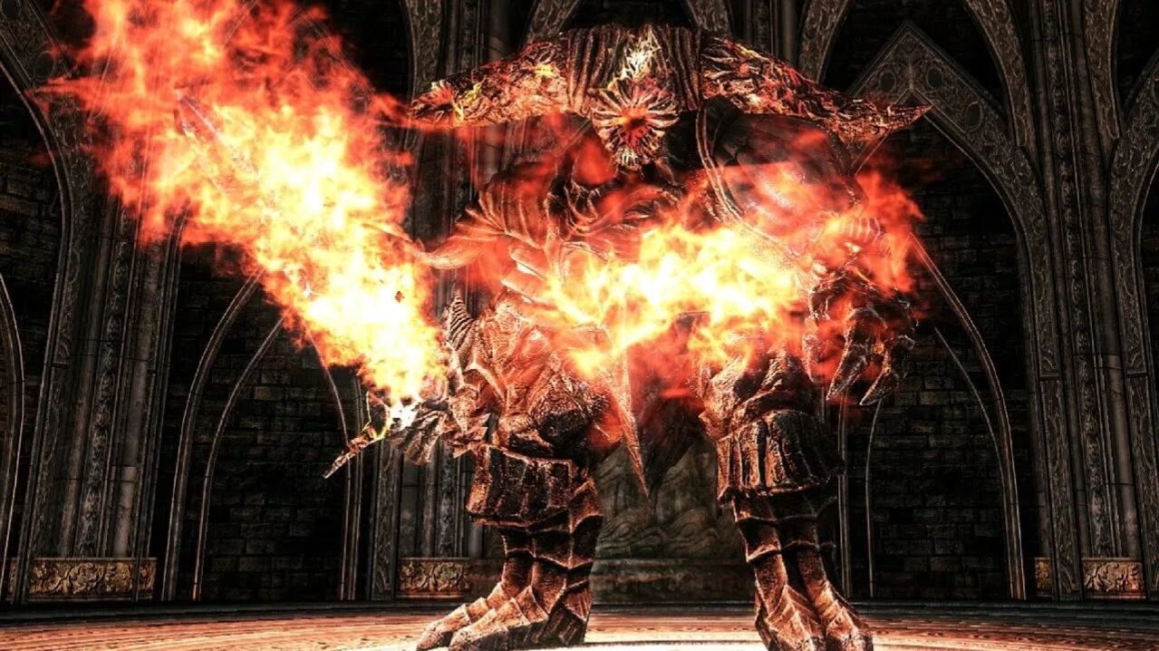 Демон из плавильни [Dark Souls II, 2016, PS4]