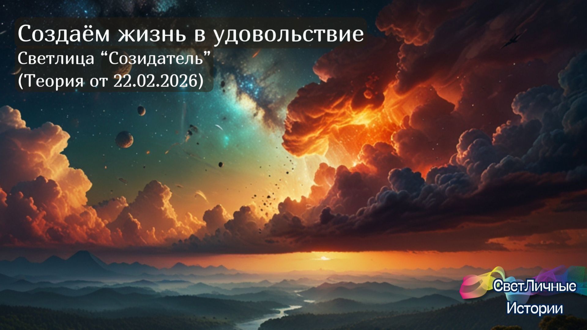 Создаем жизнь в удовольствие. Светлица "Созидатель" Теория от 22.02.2026
