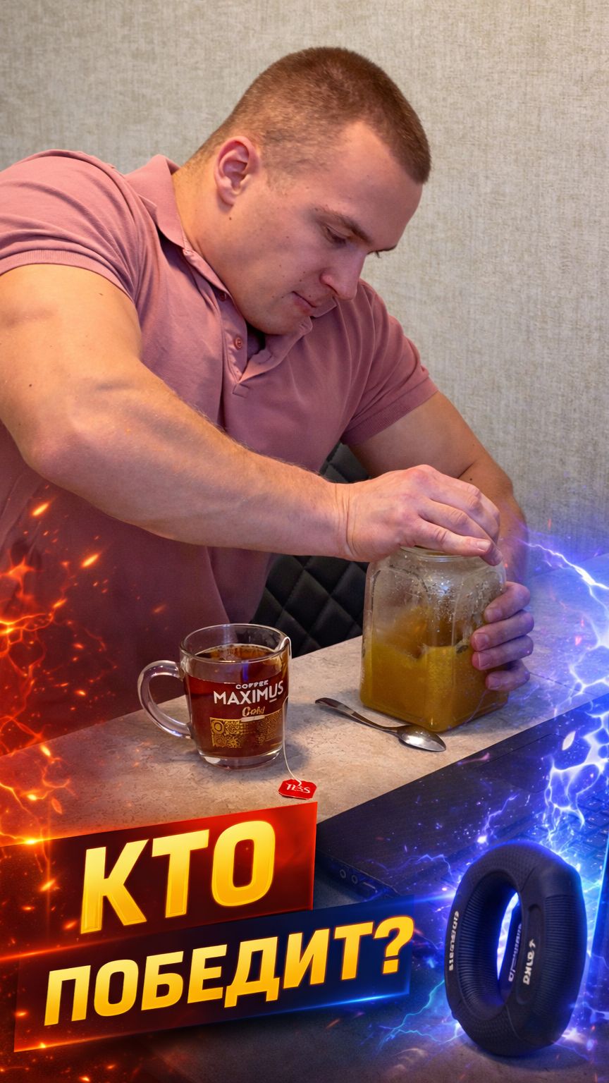 Эспандер vs банка мёда — кто победит?