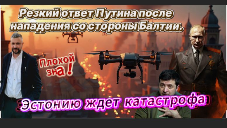 Очень жесткая реакция Путина на атаку из Прибалтики. Зловещий знак