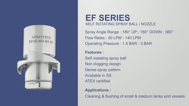 Моющая дисковая головка серии EF