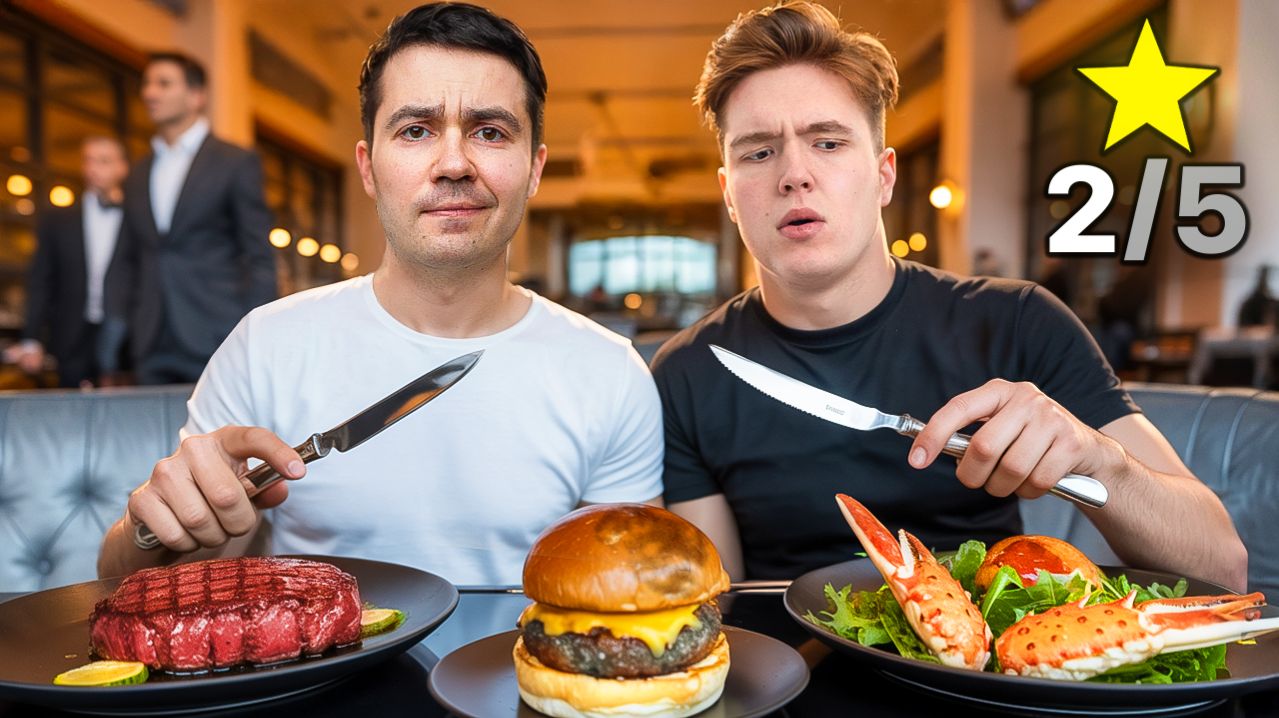 УГАДЫВАЕМ РЕЙТИНГ РЕСТОРАНОВ ВСЛЕПУЮ!