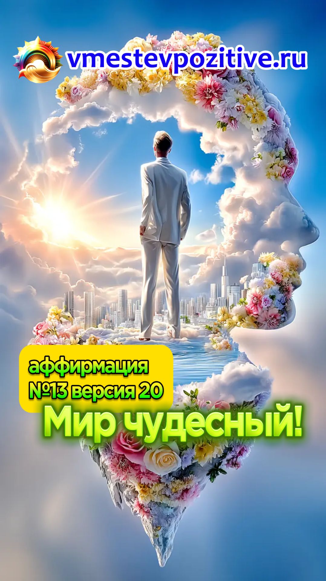 Affirmation. Male. №13. Мир чудесный! (v20)