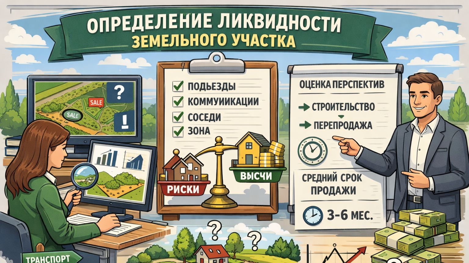 Определение ликвидности ЗУ