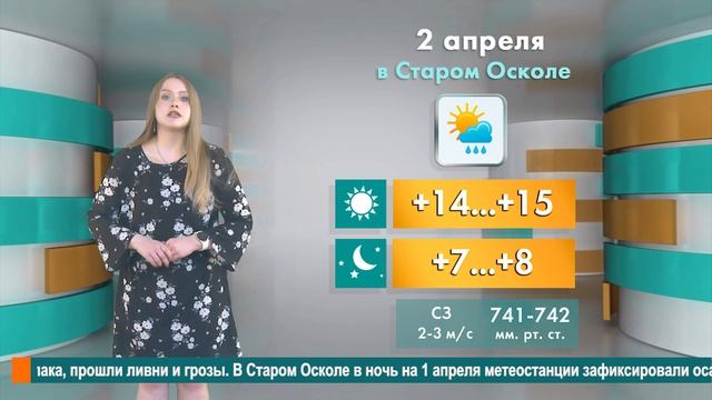 Погода в Старом Осколе на 2 апреля
