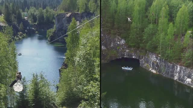 На Мраморном каньоне. Смотреть со звуком