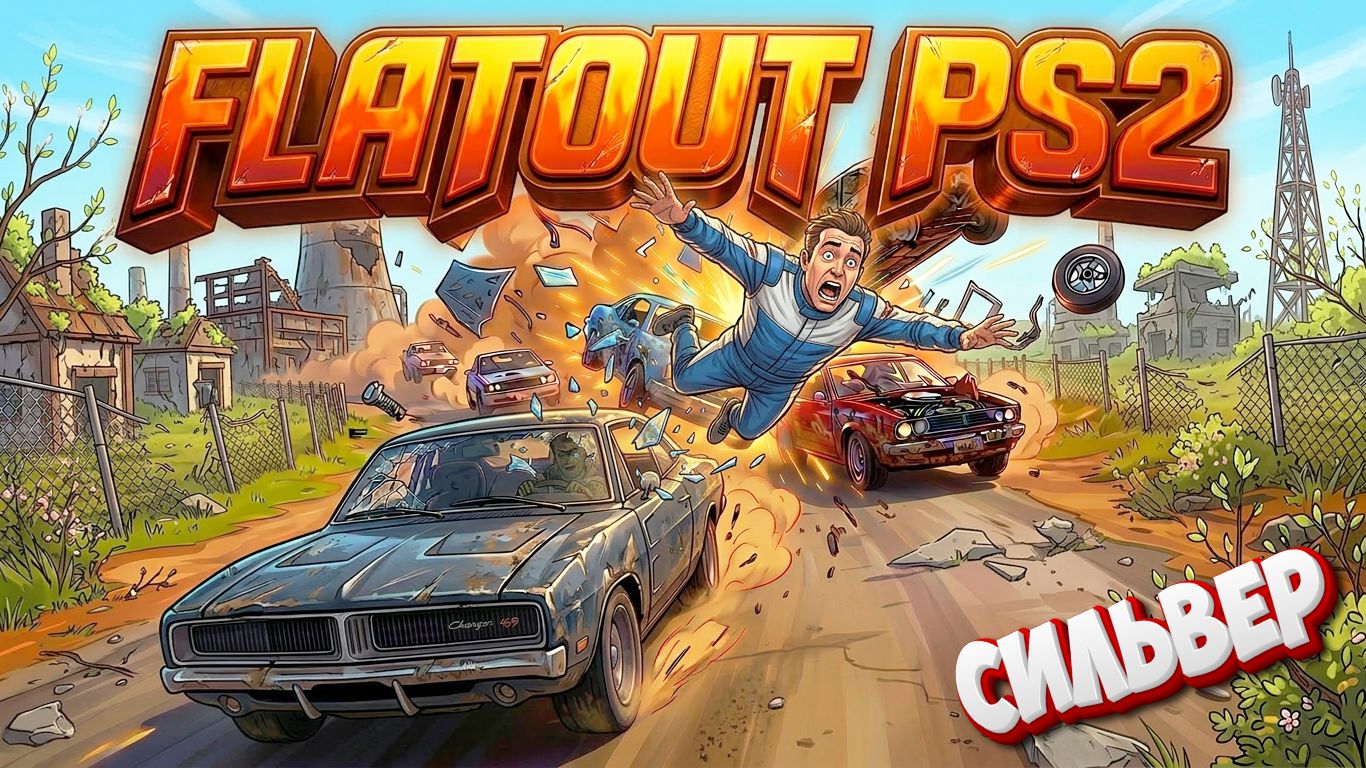 🤪 FlatOut PS2 — НОВЫЙ ЗВЕРЬ НА 300 СИЛ РАЗНЁС ВСЕ ТРАССЫ | ДОСМОТРИ ДО КОНЦА!