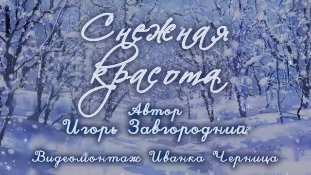 СНЕЖНАЯ КРАСОТА  Игорь Завгородний     Иванка Черница