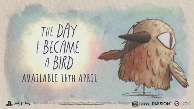 Трейлер с объявлением даты выхода игры The Day I Became A Bird для PS5