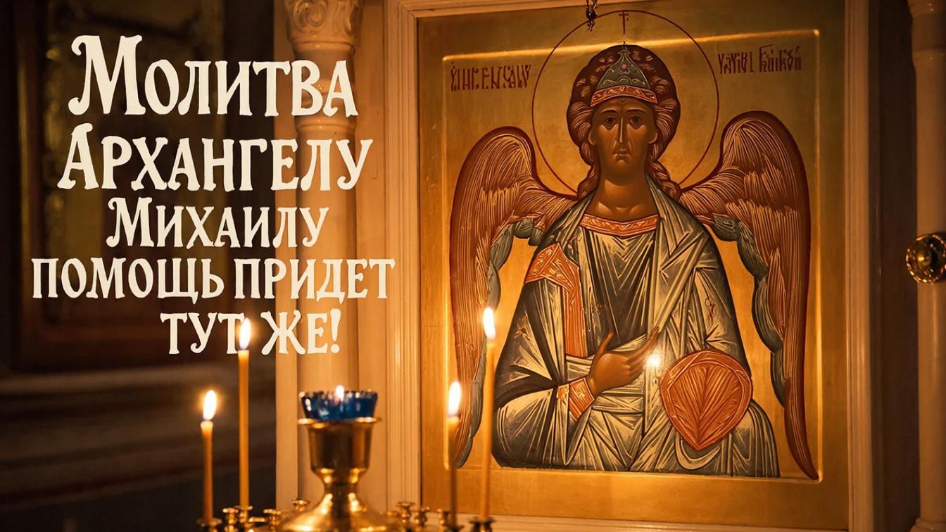 Сильная молитва Архангелу Михаилу помощь придет тут же🙏