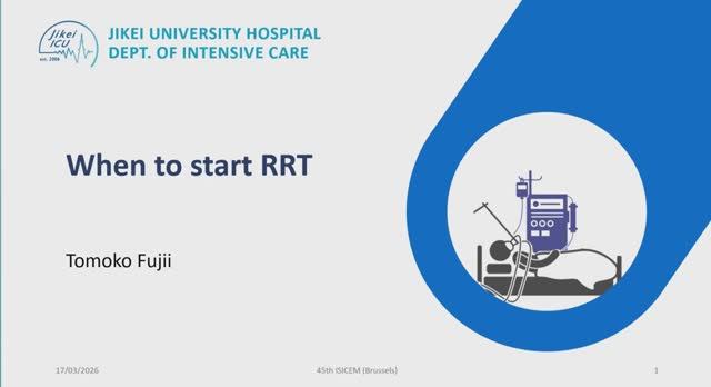 Renal Replacement Therapy ISICEM 45