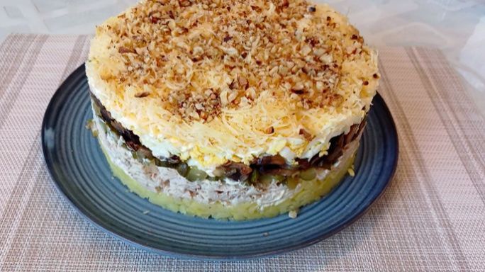 Праздничный Салат / Очень Вкусный  и Простой в Приготовлении /