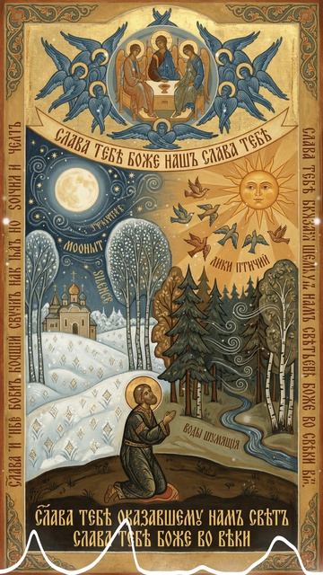 Икос 12. Акафист Слава Богу за всё.