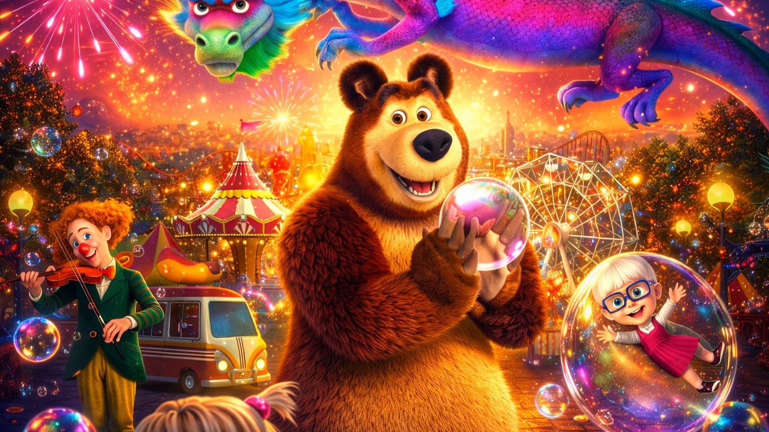 Маша и Медведь Парк чудес — трейлер (2024)