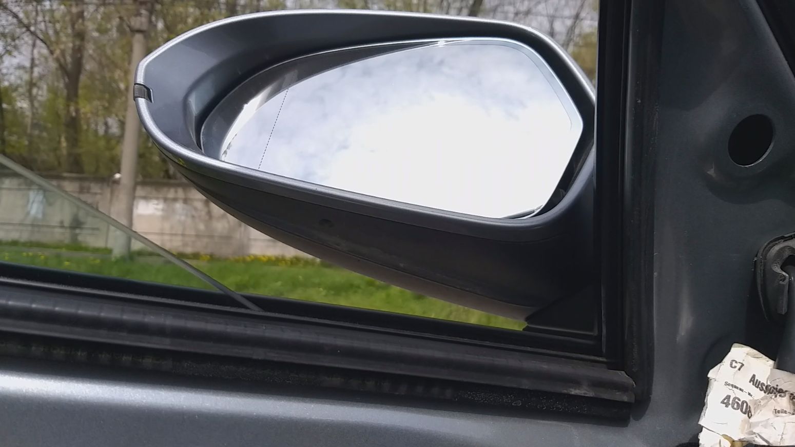 Ауди А6 С7, разборка зеркала заднего вида