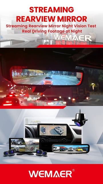 🪞 WEMAER 9.2" Full Screen Streaming Rearview Mirror – Installation & Demo!