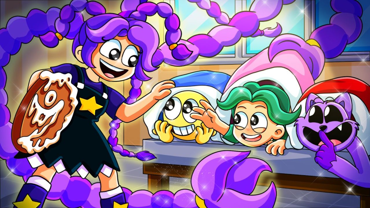 Поппи Плейтайм ПРОНИКНОВЕНИЕ НА МАЛЬЧИШЕСКУЮ ВЕЧЕРИНКУ с НОЧЕВКОЙ 2 серия мультик - Poppy Playtime