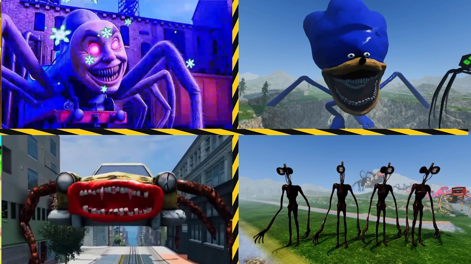 Monsters COFFIN DANCE & TILES HOP Ep. 95