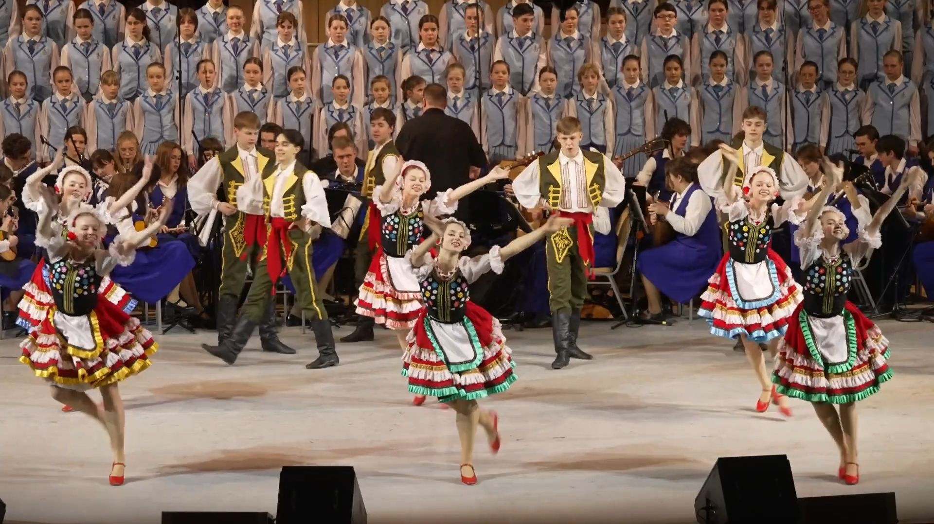 "Венгерский танец", Ансамбль имени Локтева. "Hungarian Dance", Loktev Ensemble.