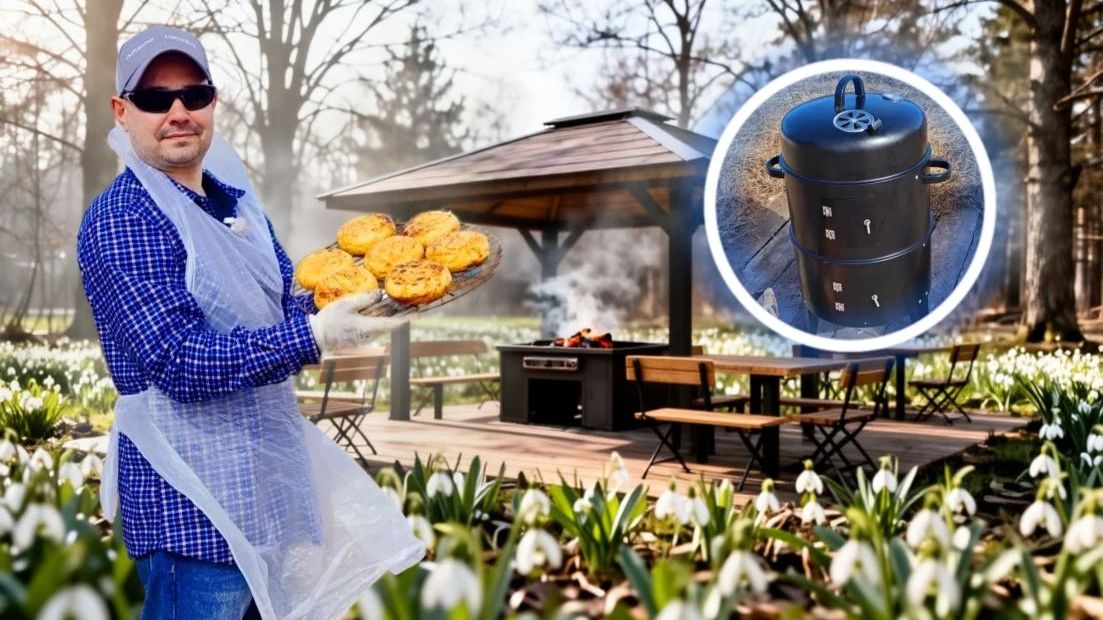 Горячее копчение Адыгейского сыра в коптильне "Бочке" | Вкусный простой рецепт