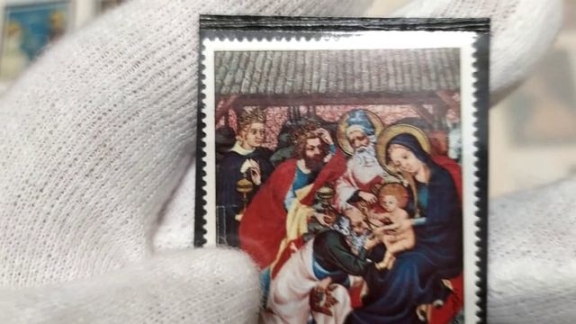 Рождество Иисуса Христа на почтовых марках Парагвая 1975 года