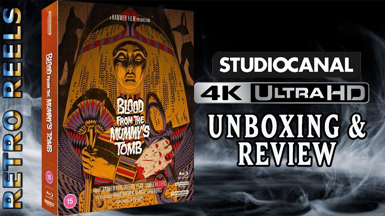 Обзор фильма «Кровь из гробницы мумии» (1971) в формате 4K Ultra HD от Hammer Horror Reborn.