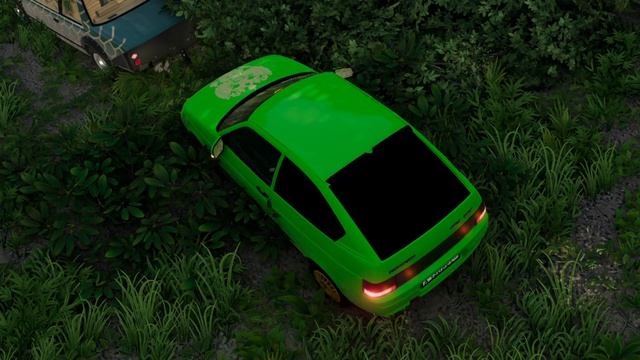 Мои полкатушки в джунглях на LADA 21123 (Rally)