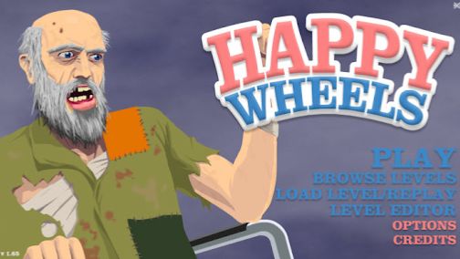 крутые колёса-Happy Wheels#4