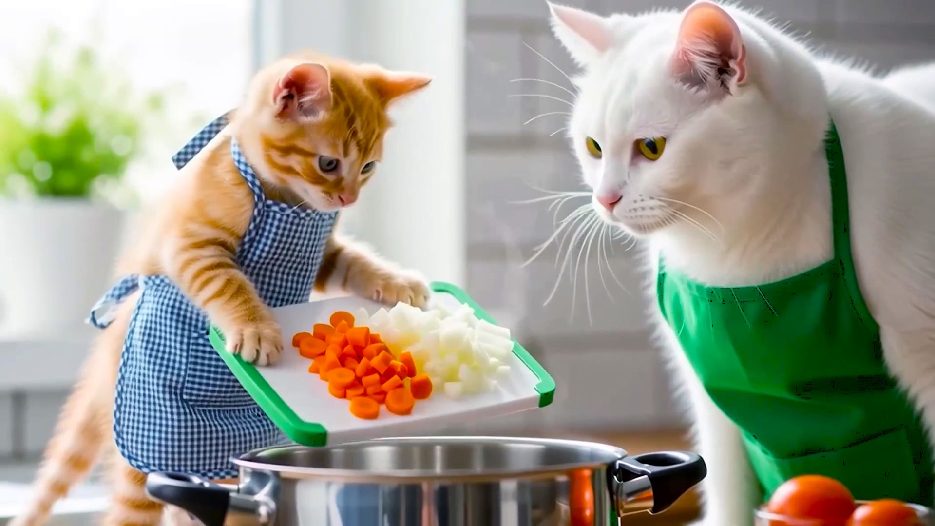 Сборник от ИИ #Из жизни котиков# [1080p]