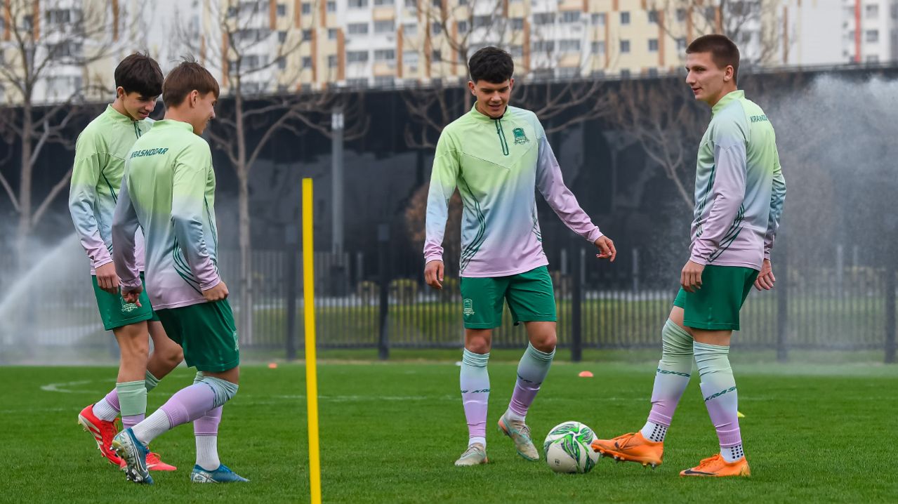 Молодёжка готовится к матчу с «Зенитом»