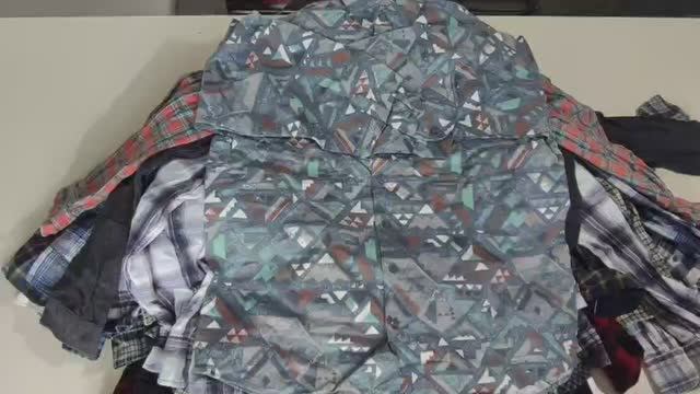 Лот 2446 Рубашки Мужские Фланель Cotton Германия ЭКСТРА 1080р_кг 23ед 8,3 кг