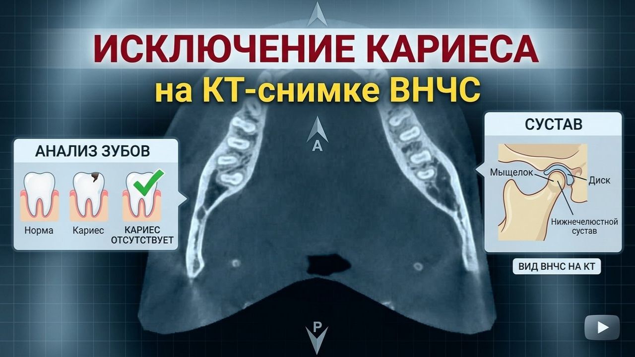 УТОЛЩЕННАЯ СЛИЗИСТАЯ полости рта, зубные пломбы подозрение на КАРИЕС на расшифровке КТ зубов КТ ВНЧС