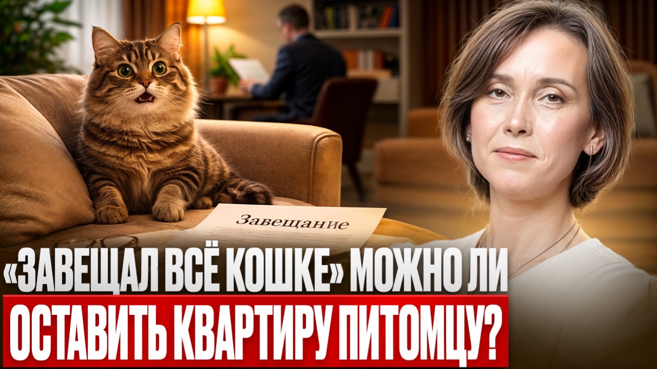 Наследство и животные: можно ли завещать квартиру коту?