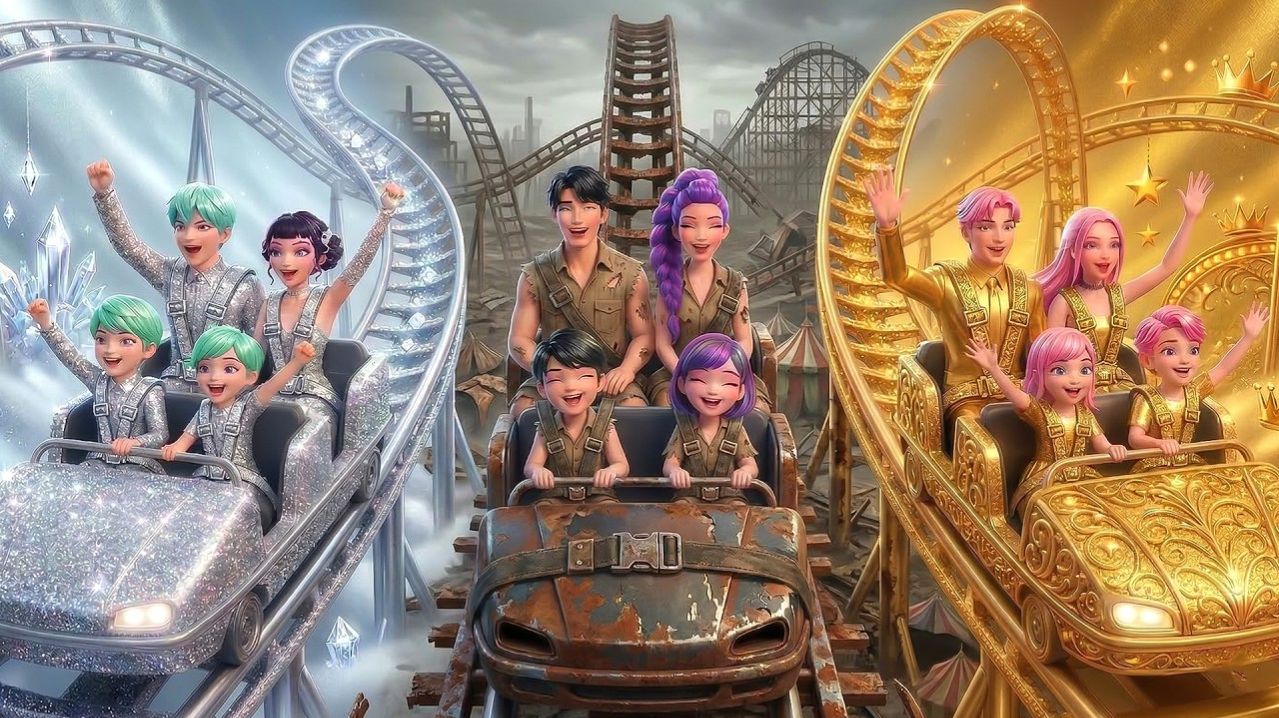 «Охотники на демонов», 2 серия — Богатая семья против бедной семьи 💰🕸 Трогательная история